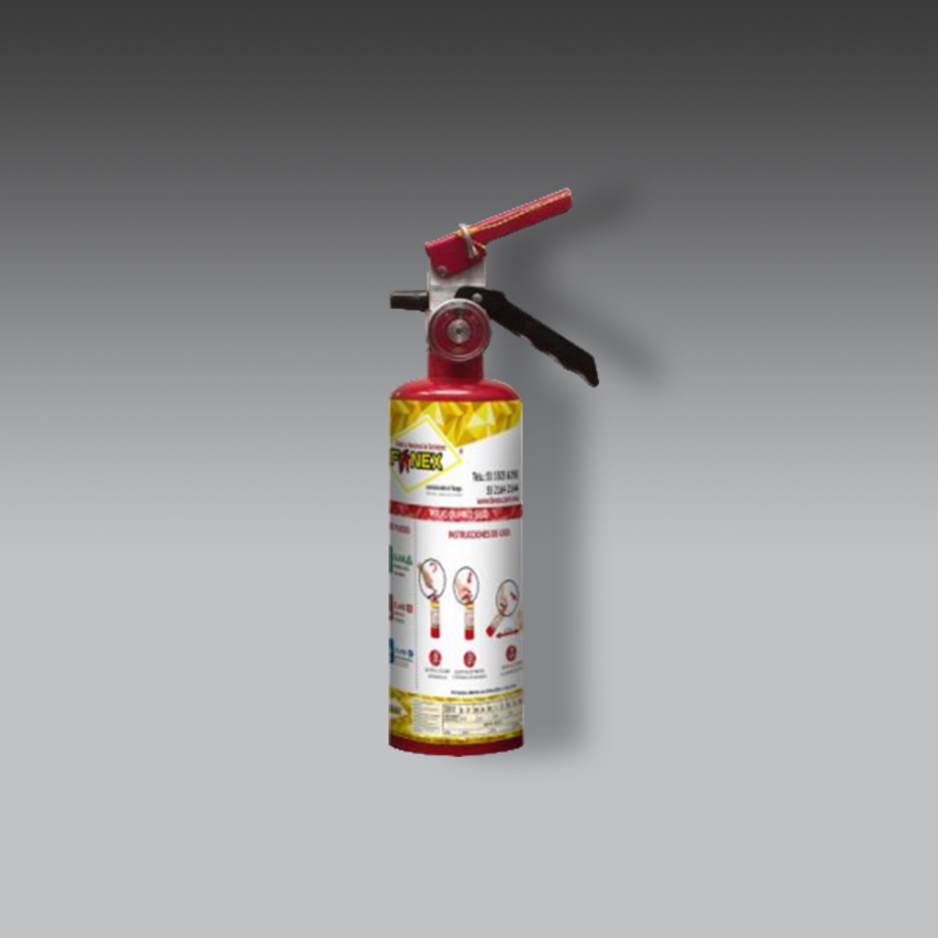 Extintores para la Seguridad Industrial Extintor Pqs 0.75 Kg Modelo Ep01c Marca Fanex ...